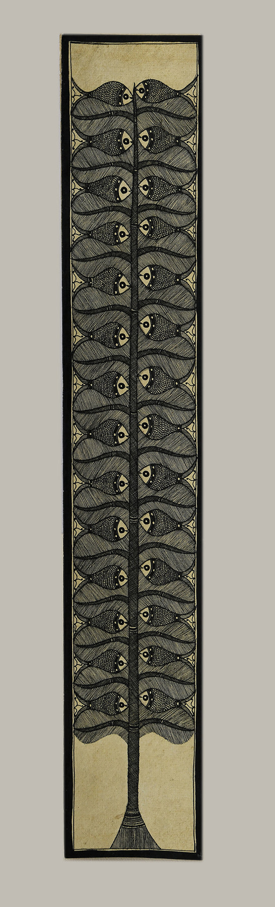 Godna painting "Tree of Life" by Ranjit Paswan